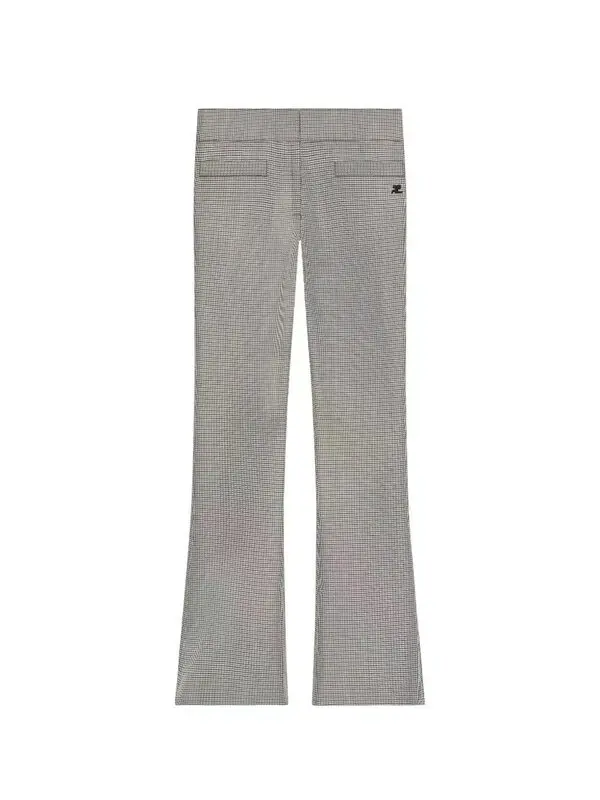COURREGES Houndstooth Tailored Trousers