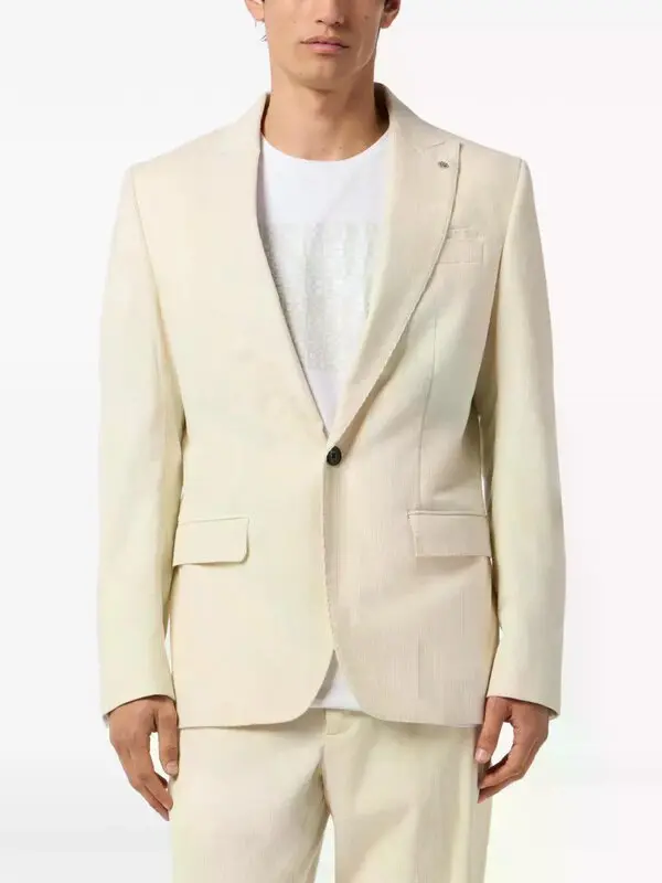 BILLIONAIRE Corduroy Single-breasted Blazer