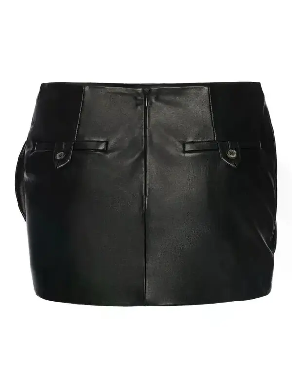 Magda Butrym Floral Detail Wrap Mini Skirt