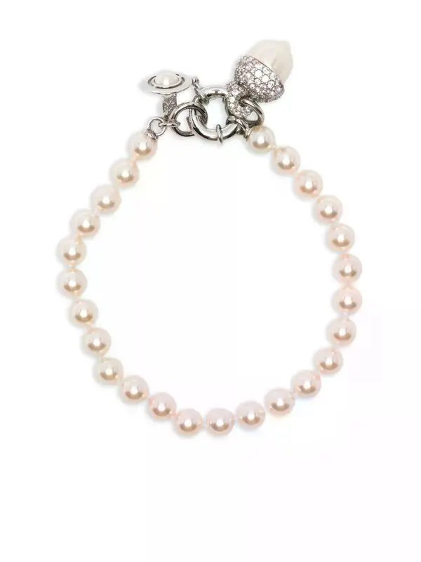 VIVIENNE WESTWOOD Acorn Charm Bracelet - Silver
