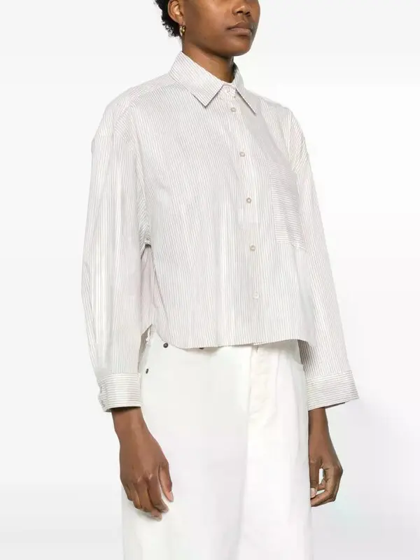 Peserico Long-sleeve Stripe Shirt