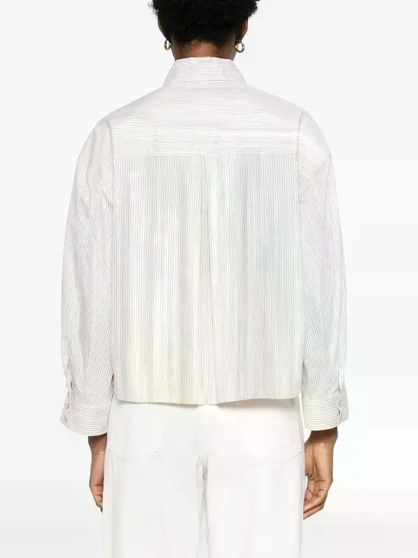 Peserico Long-sleeve Stripe Shirt