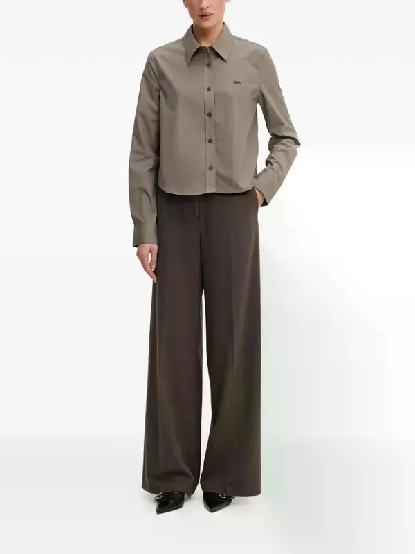 Miss Sixty Pointed Collar Button-fastening Shirt