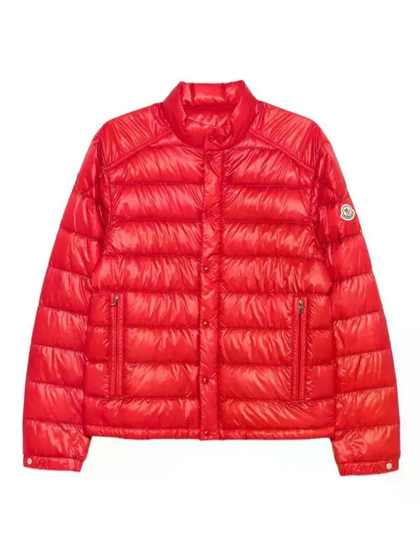 Moncler Quilted Down Jacket - Red