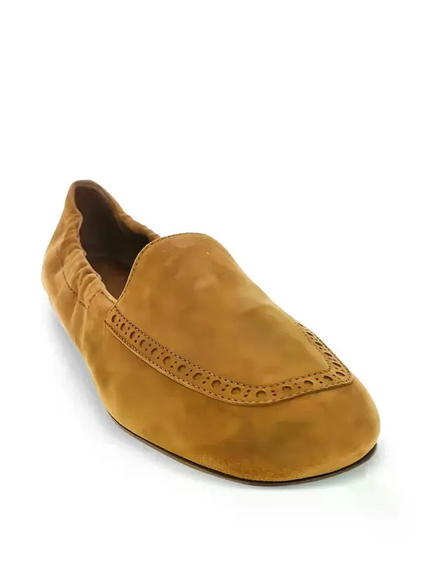 Church's Suede Perforated Loafers - Brown