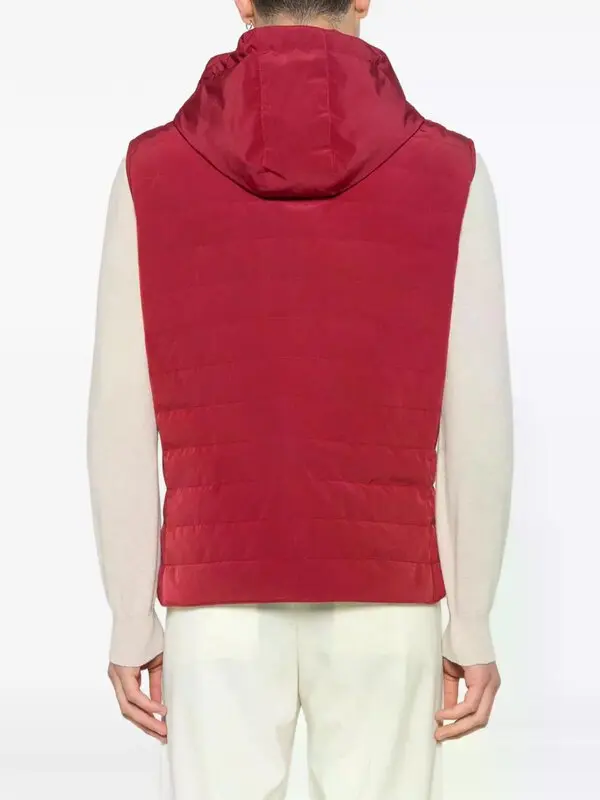 Brunello Cucinelli Quilted Hooded Gilet