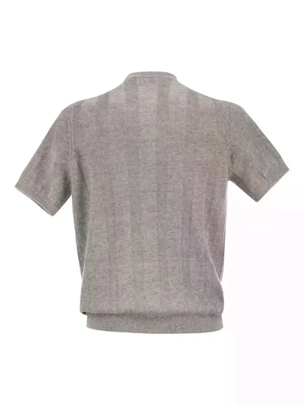 Brunello Cucinelli Ribbed-collar Polo Shirt