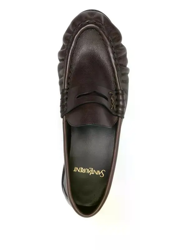 Saint Laurent Leather Loafers