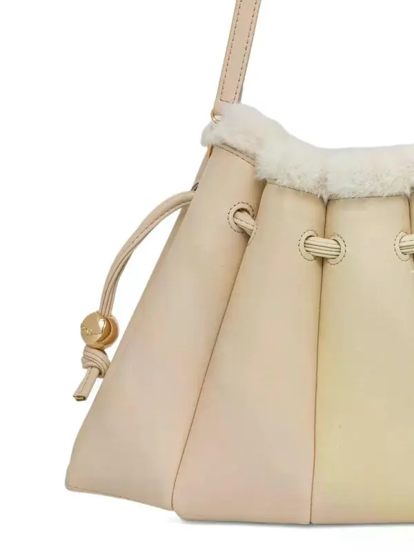 THEMOIRE Padded Cross Body Bag - Neutrals