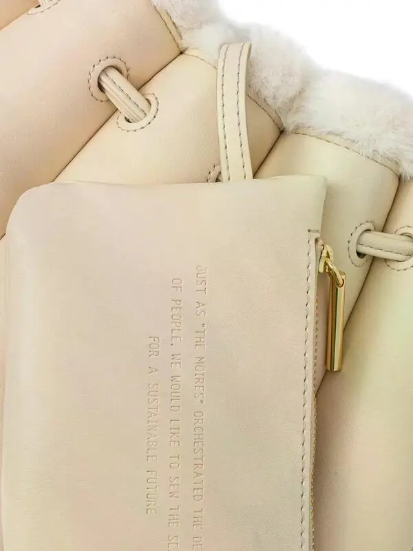 THEMOIRE Padded Cross Body Bag - Neutrals