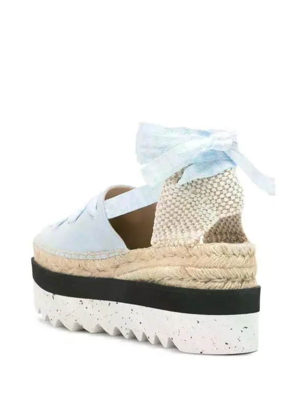 Stella McCartney Platform Ribbon Espadrilles