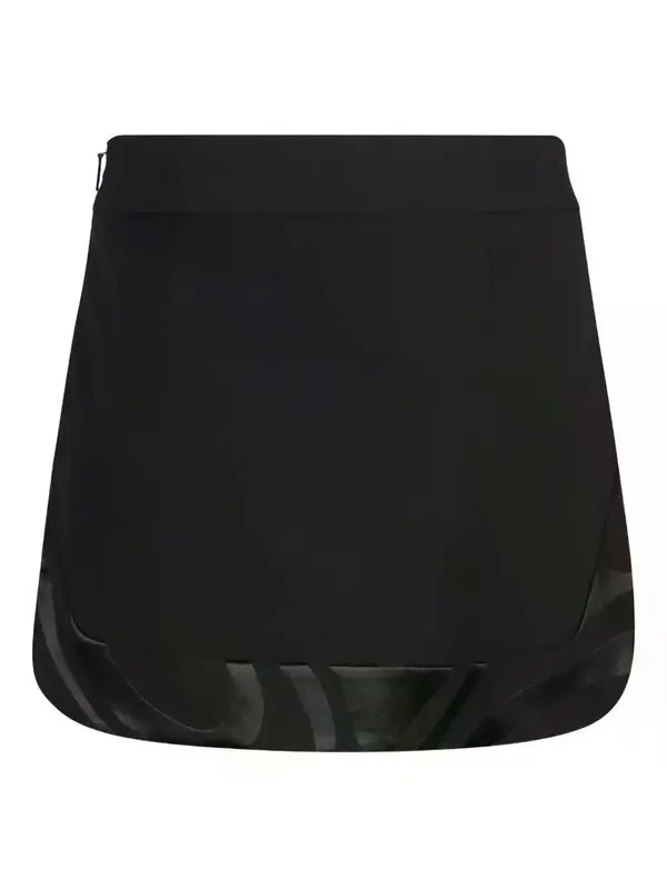 Emilio Pucci Patterned Mini Skirt - Black