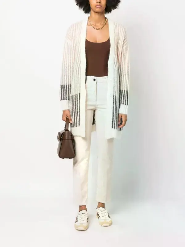 Peserico Corduroy Slim-cut Cotton Trousers