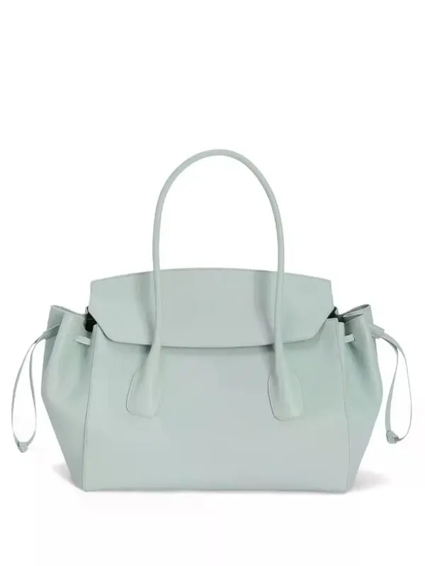 JIL SANDER Medium Voyage Grained Handbag - Blue