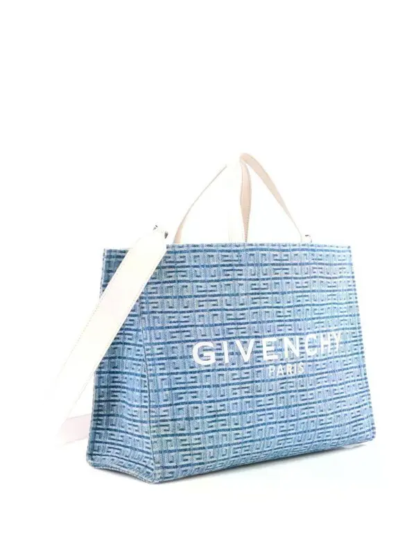 Givenchy 4g Denim Medium Tote Bag