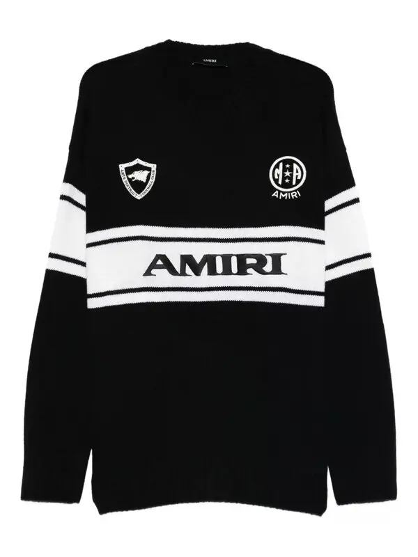 Amiri Embroidered Knit Sport Sweater