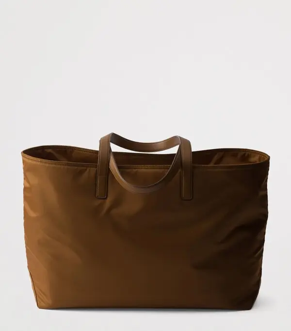 Prada Large Re-nylon Re-edition 1978 Tote - Brown