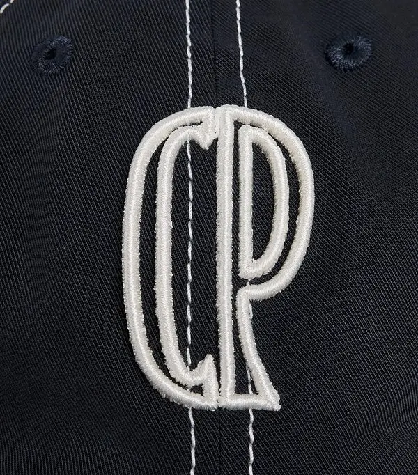 Claudie Pierlot Cotton Baseball Cap With Embroidered Logo - Blue