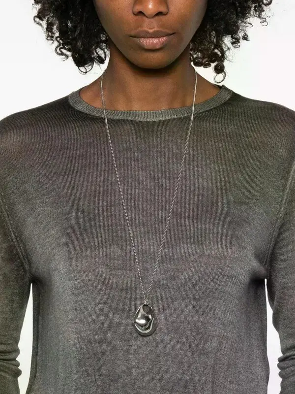 Avant Toi Crew Neck Fine Knit Top