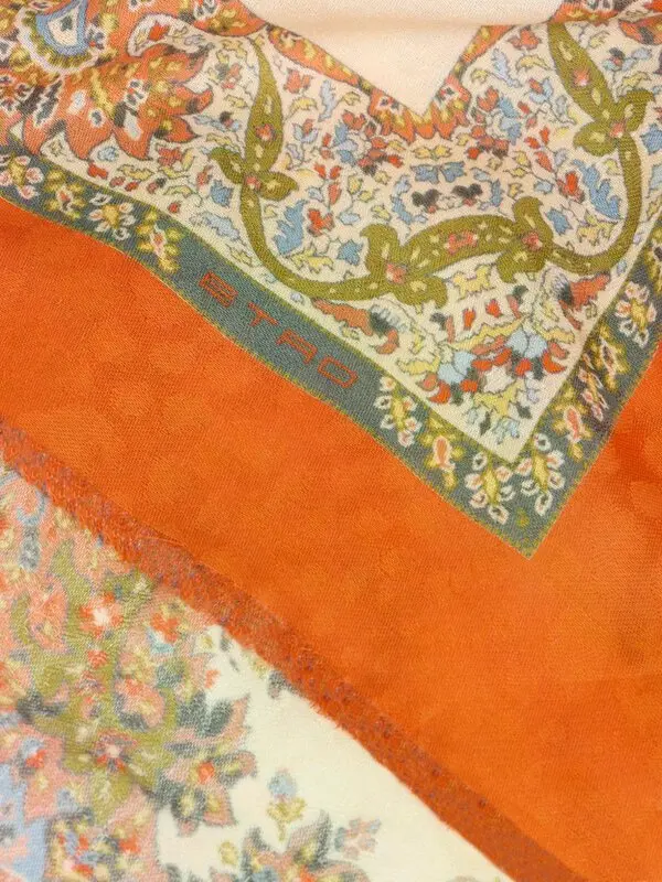 Etro Floral-paisley Shawl - Neutrals