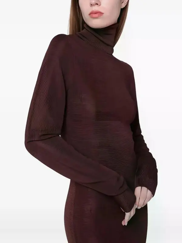 ENTIRE STUDIOS Roll-neck Midi Dress