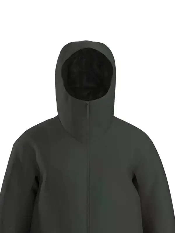 Veilance Hooded Zip-front Coat