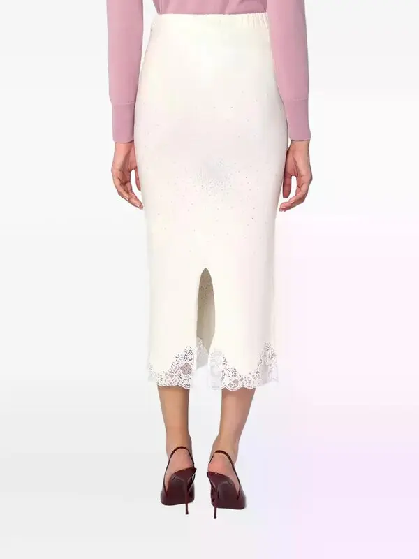 Giuseppe Di Morabito Embellished Lace Midi Skirt