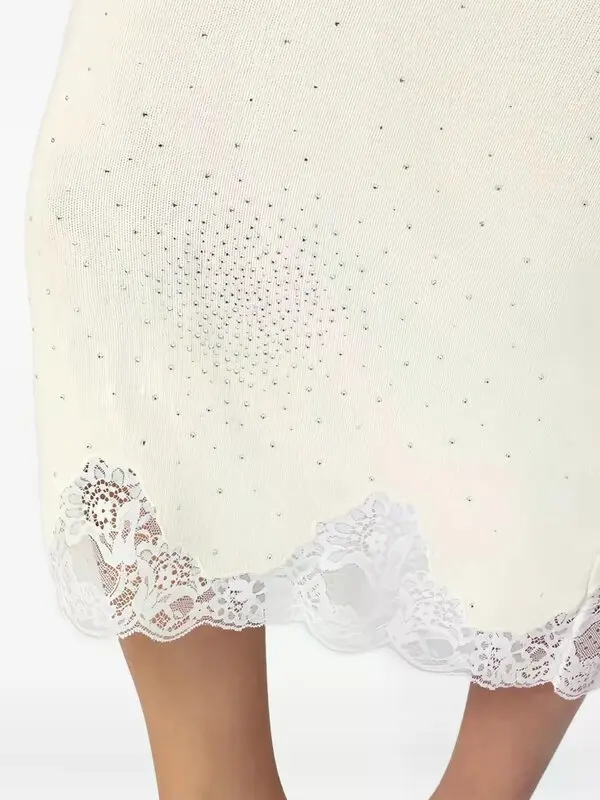 Giuseppe Di Morabito Embellished Lace Midi Skirt