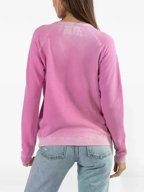 FREECITY Crewneck Sweatshirt With Back Logo Patch