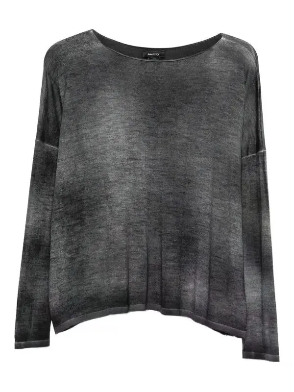 Avant Toi Long-sleeve Top With Faded Effect