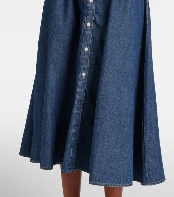 Veronica Beard Arcadia Denim Shirt Dress