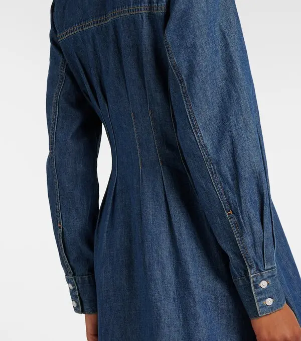Veronica Beard Arcadia Denim Shirt Dress
