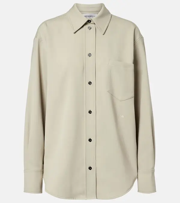 Victoria Beckham Oversized Shirt - Grey