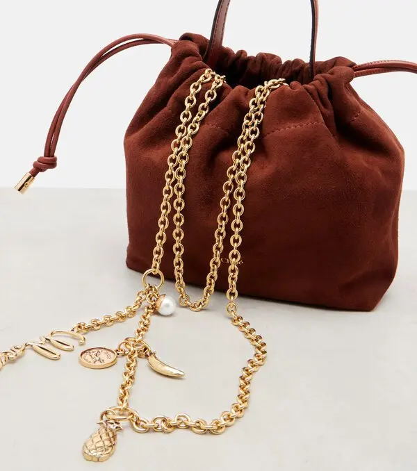 Chloé Suede Bucket Bag - Brown
