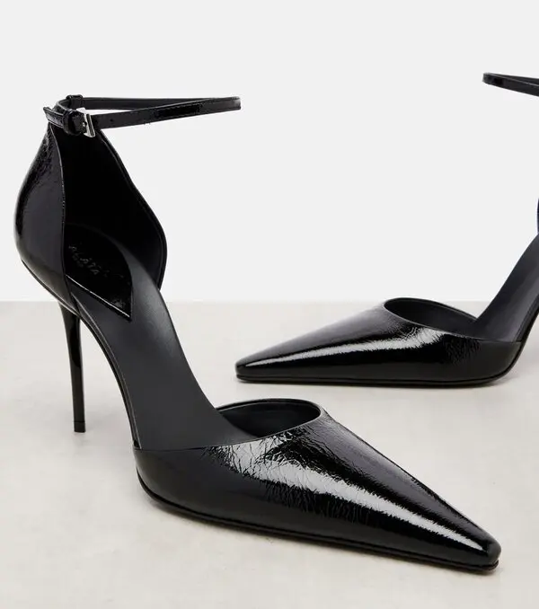 Alaïa D'orsay 90 Patent Leather Pumps