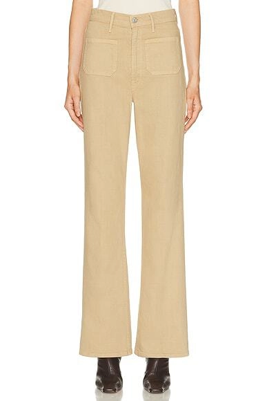 MOTHER High Waisted Patch Pocket Bookie Sneak Jeans - The Devil May Care