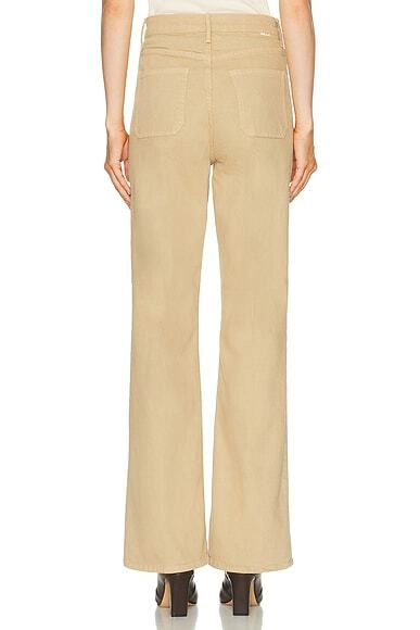 MOTHER High Waisted Patch Pocket Bookie Sneak Jeans - The Devil May Care