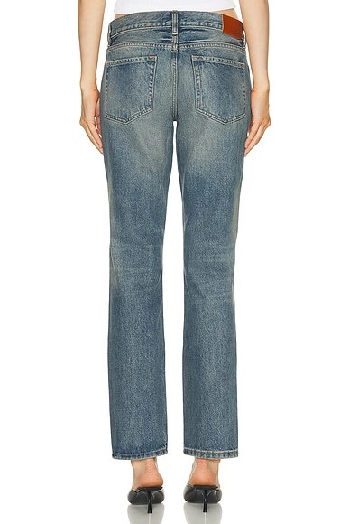 EB DENIM Low Rise Straight Leg Jeans