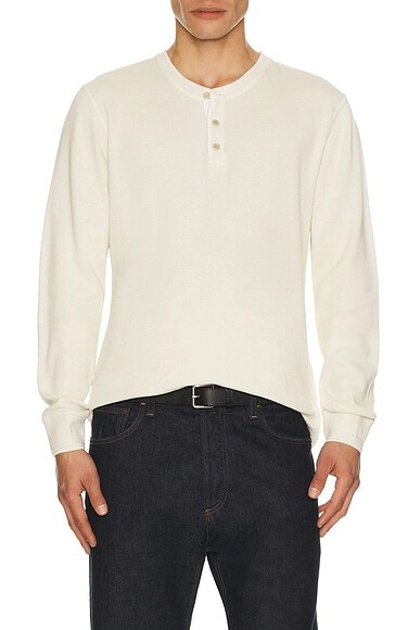 Citizens Of Humanity Waffle Three Button Henley