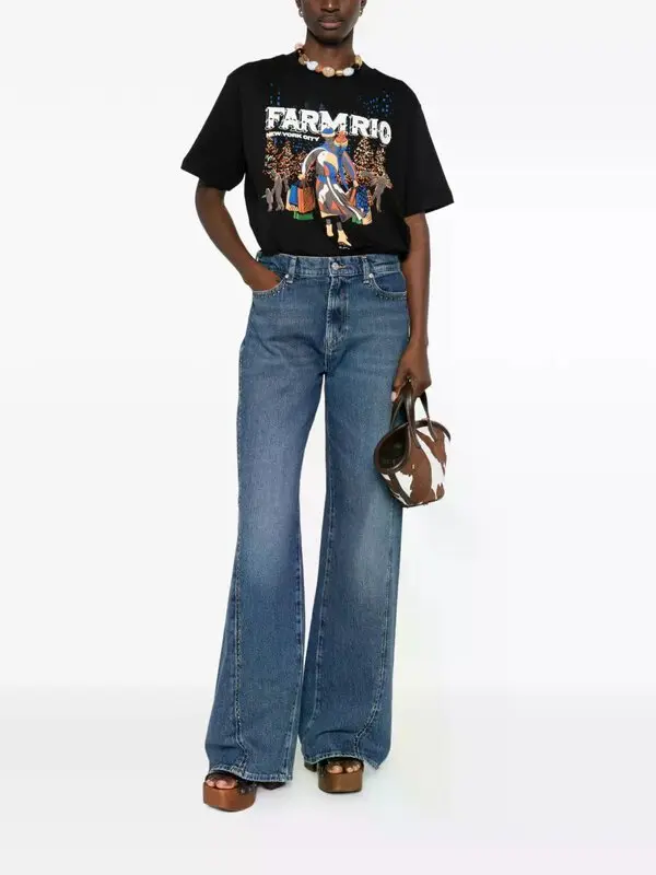 Farm Rio Graphic Print T-shirt