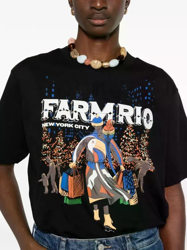 Farm Rio Graphic Print T-shirt