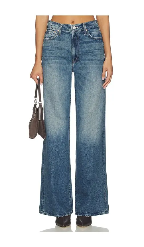 MOTHER The Ditcher Roller Zip Jeans - Blue