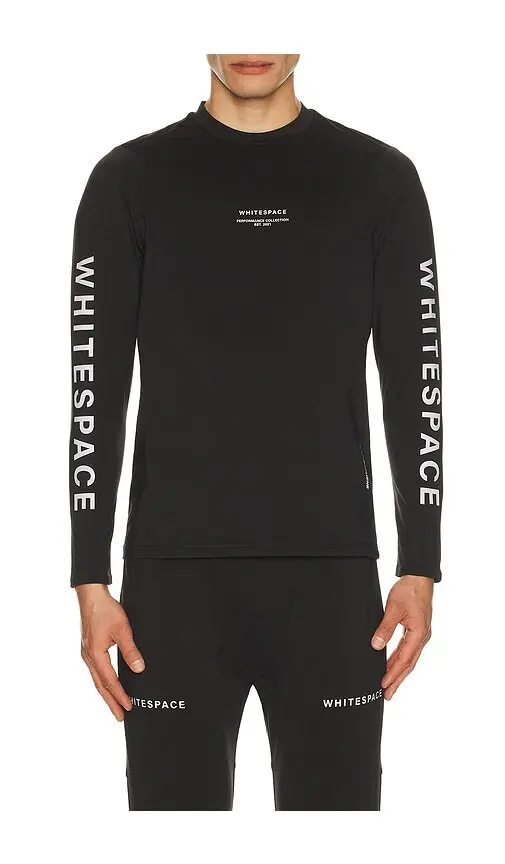 WHITESPACE Graphene Crew Neck - Black