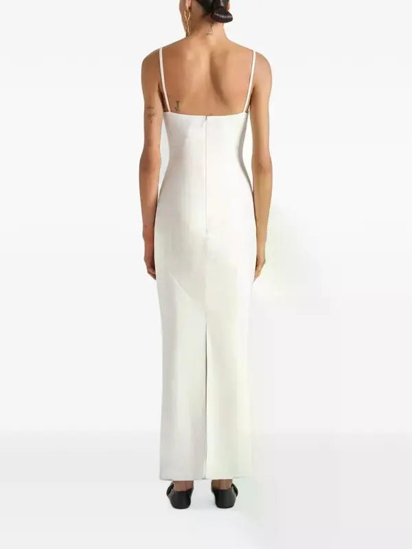 Givenchy Sliced Square-neck Maxi Dress