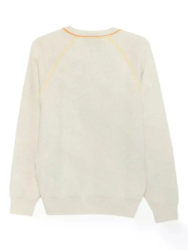 MARANT Crew Neck Sweater With Intarsia Design