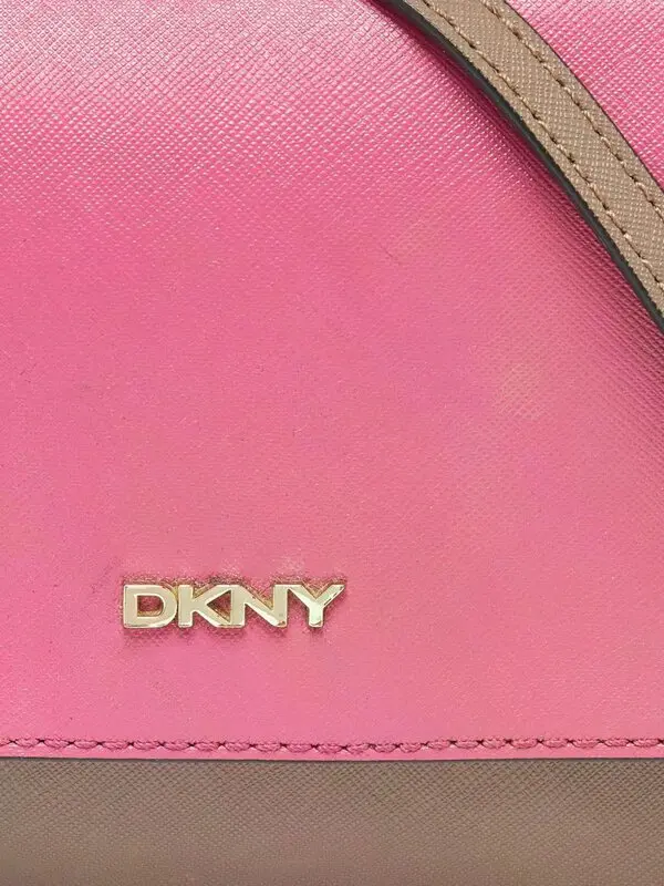 Dkny Bryant Park Two-tone Leather Shoulder Bag
