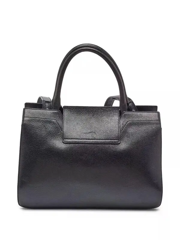 JIMMY CHOO Alfie Leather Tote Bag - Black