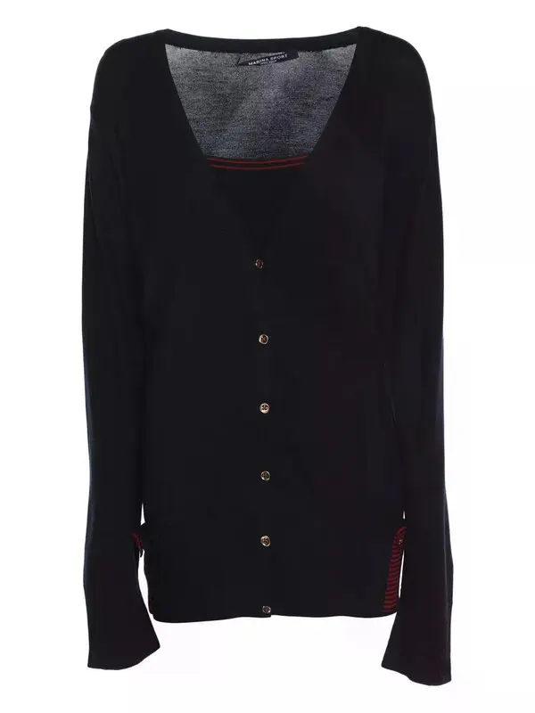 Marina Rinaldi Knit Button Front Cardigan