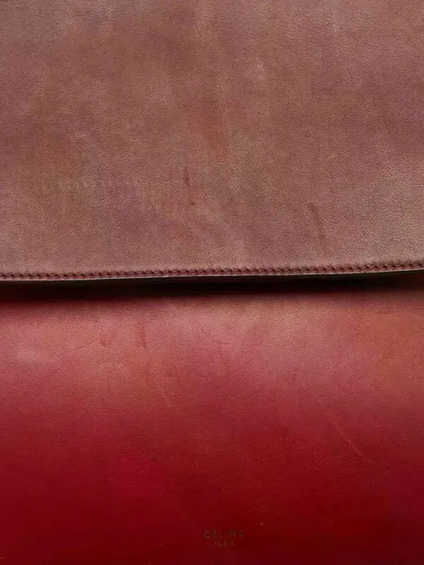 Celine Mini Belt Two-way Handbag - Red