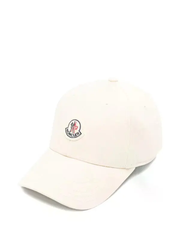 Moncler Logo Patch Baseball Cap - Neutrals
